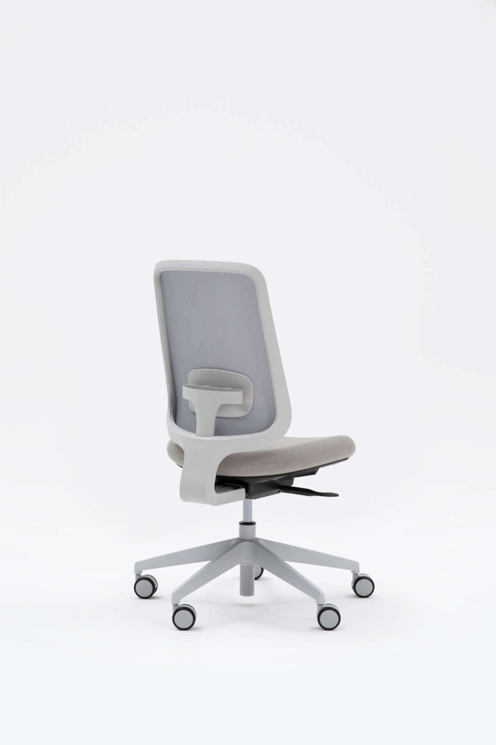 Grey office chair no arms store
