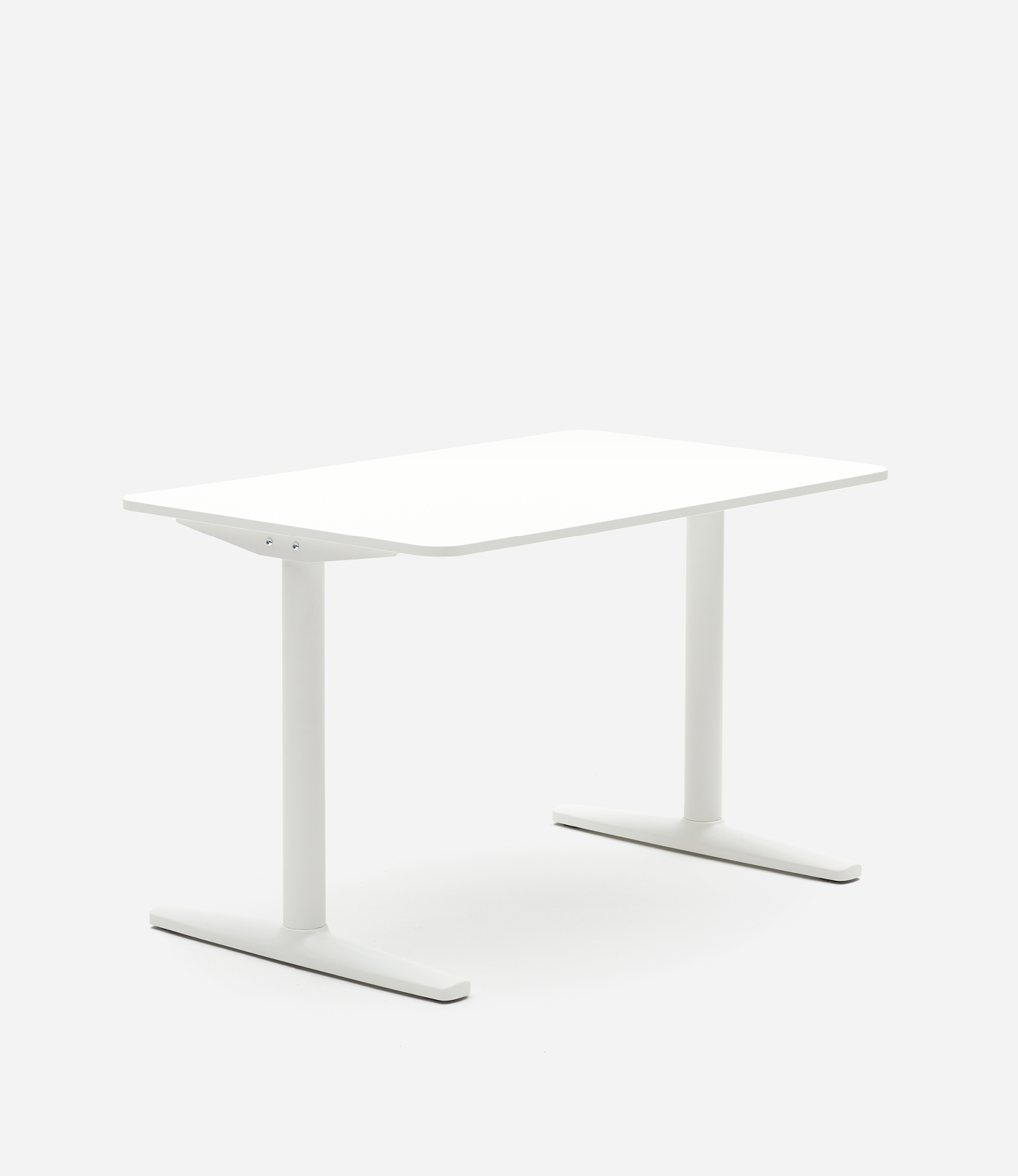 Smart White Fixed Height Desk - 1200mm - Slouch