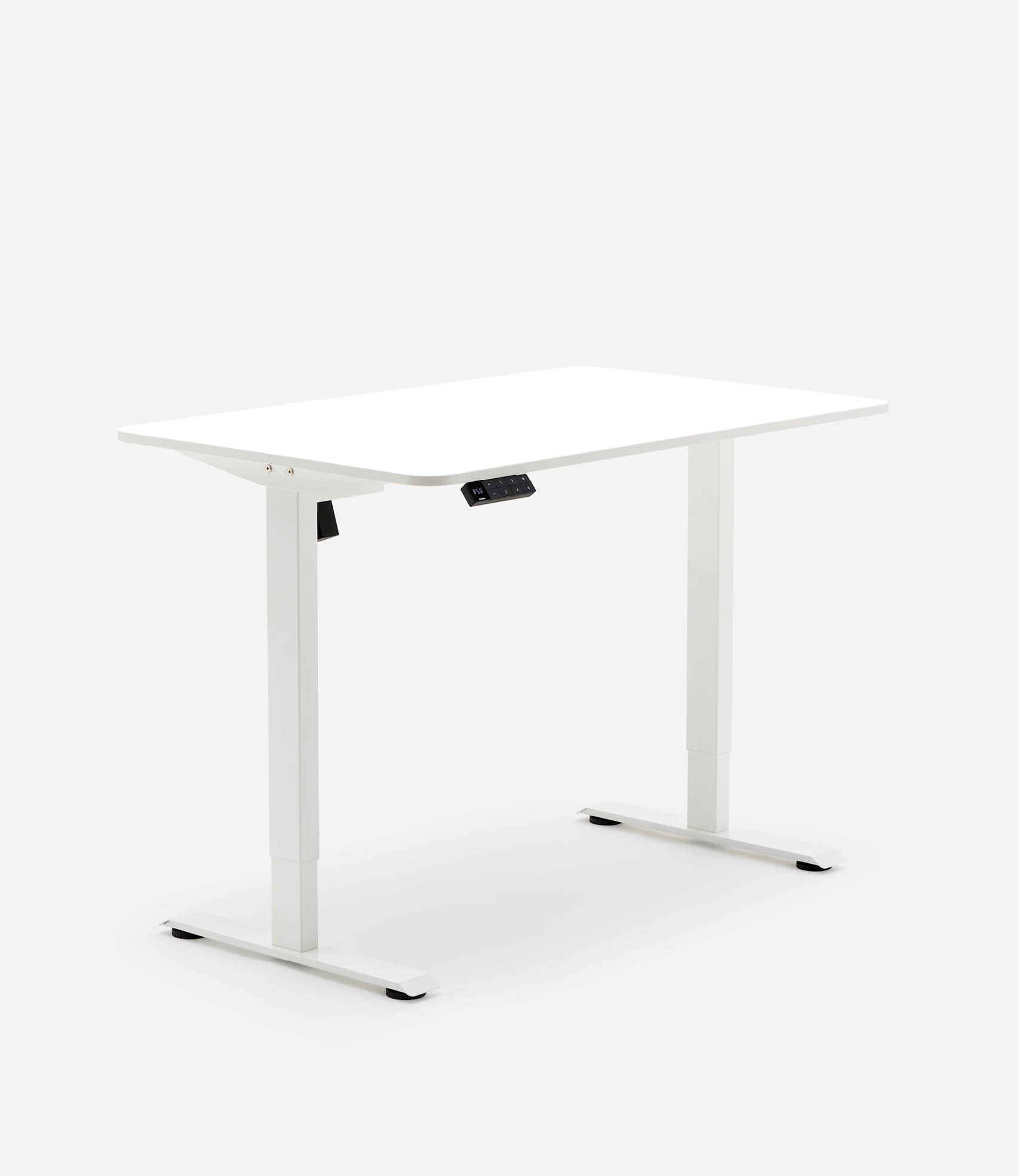 Core Desk - 1200 - 750 - White & White - Slouch